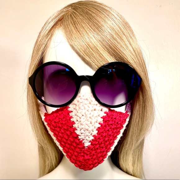 Pepper Couture | Accessories | Sweater Knit Earloop Face Mask | Poshmark